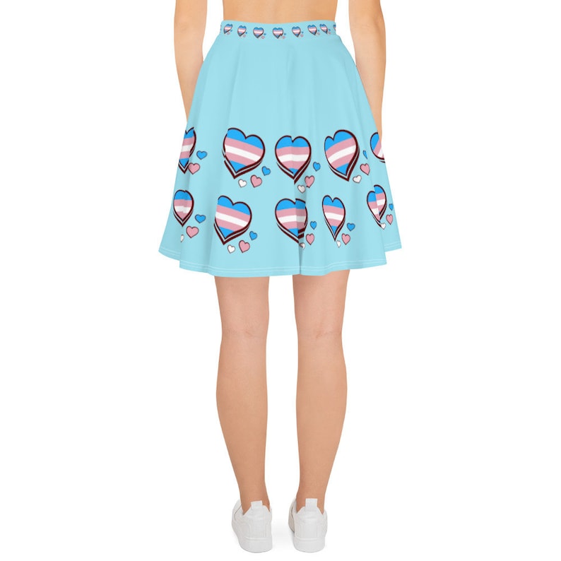 Transgender Skirt XS 3XL Transgender Flag Transgender - Etsy