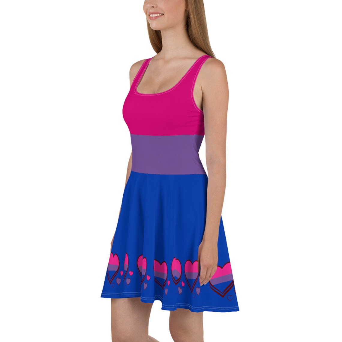 Vestido bandera bisexual / XS 3XL / Orgullo bisexual / | Etsy