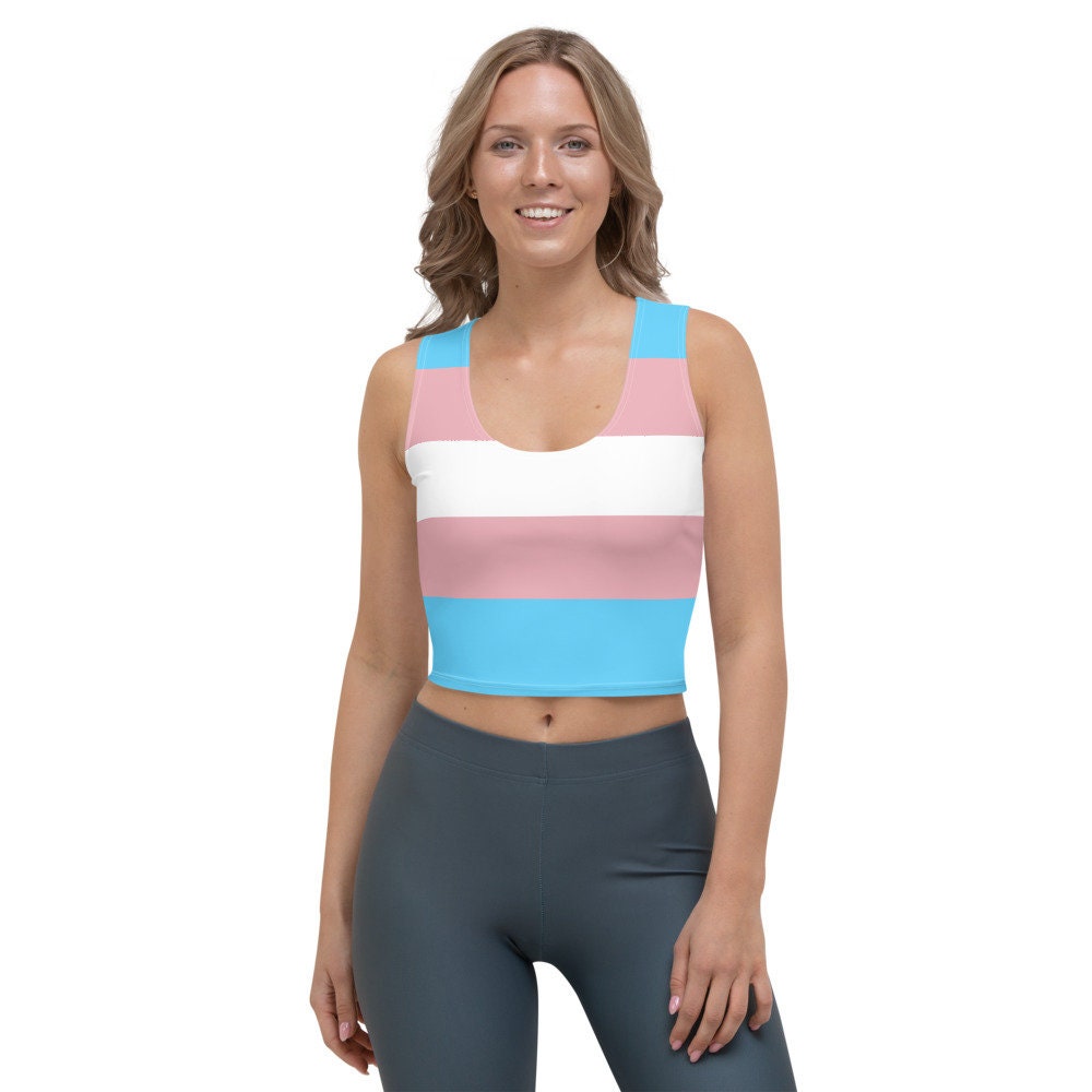 Transgender Pride Crop Top | XS - XL | Transgender Kleidung ...