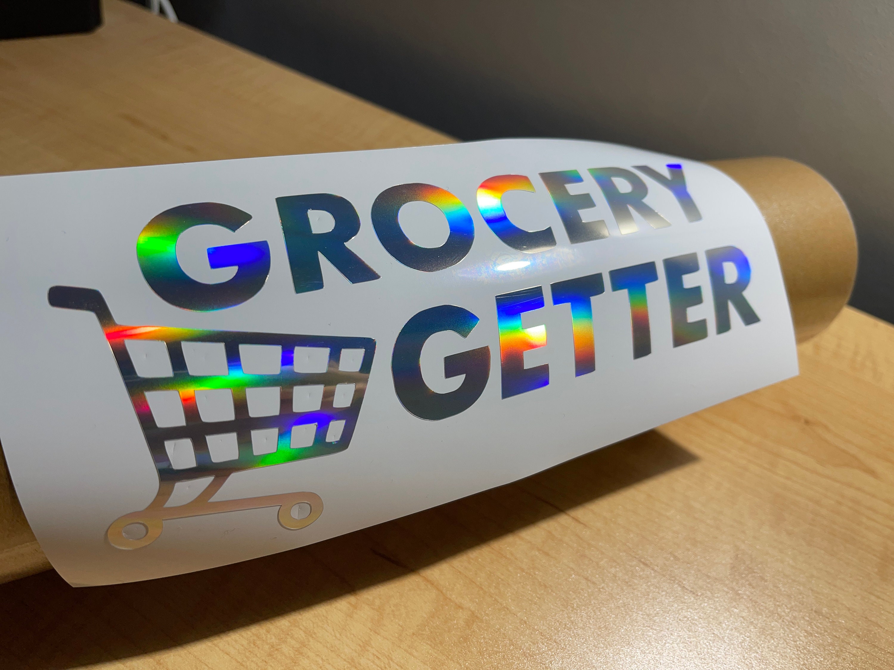 Grocery Getter Vinyl Decal | JDM Street Racing Turbo Funny Car Window ...