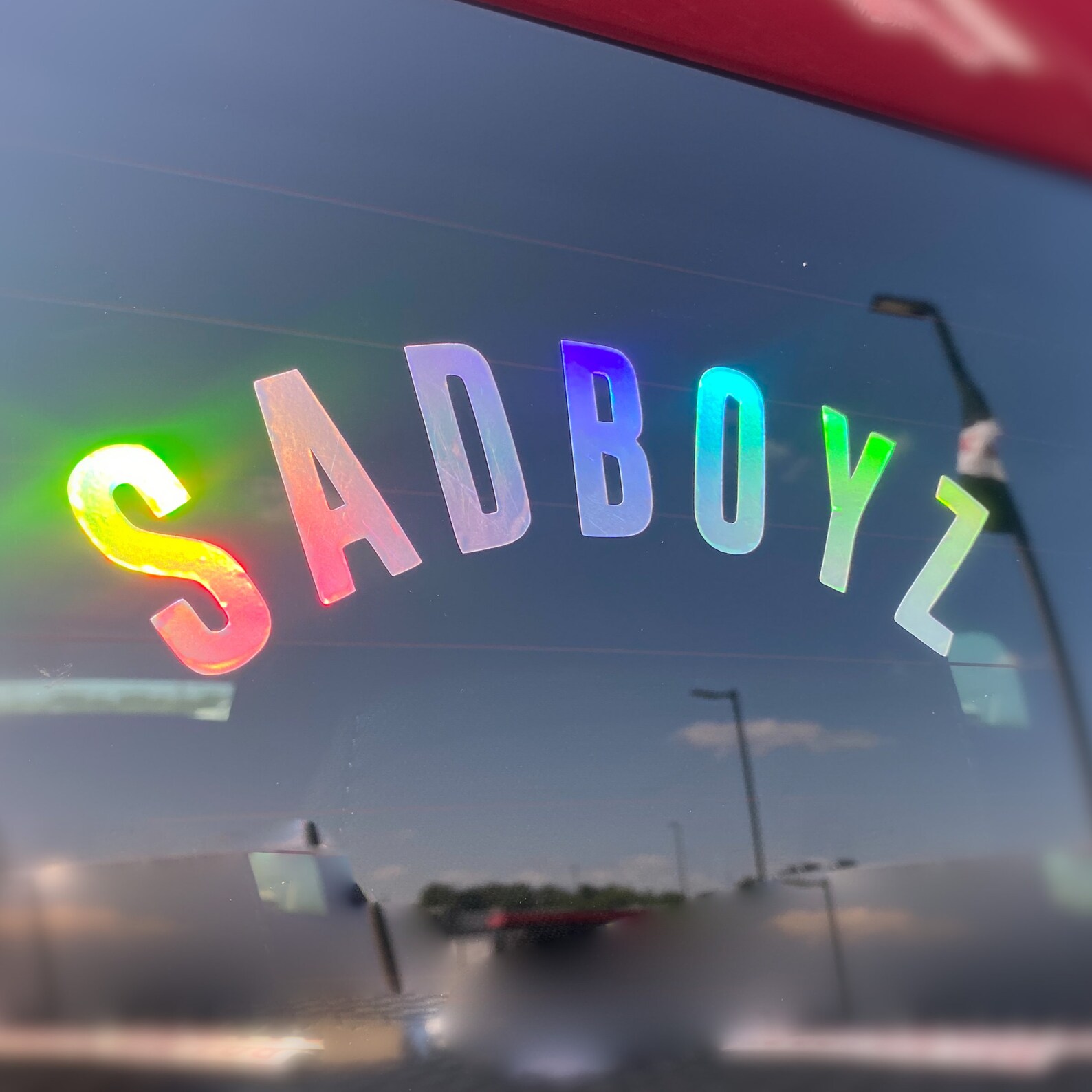 SAD BOYZ Vinyl Decal Text JDM Japanese Text Banner Exhaust - Etsy