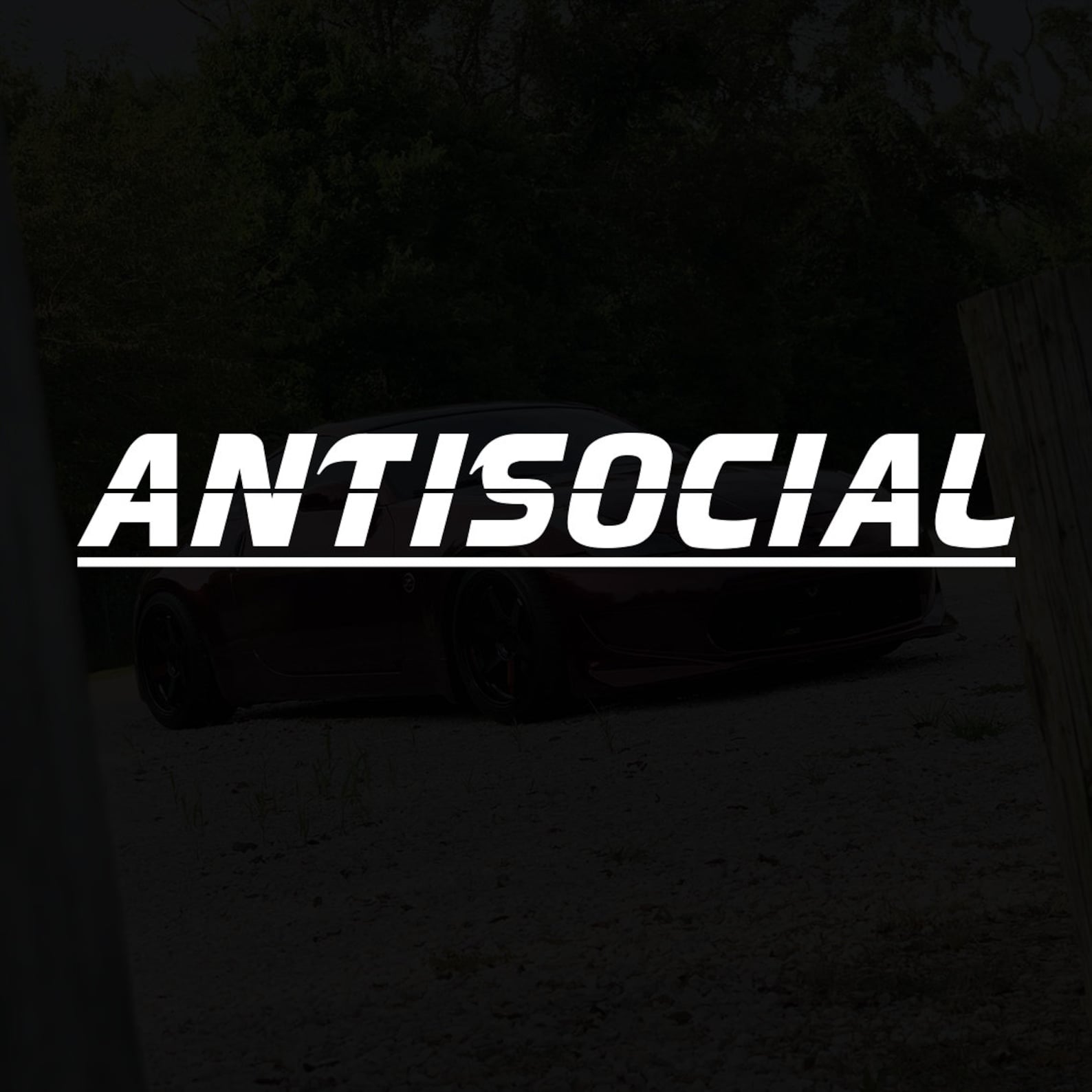 ANTISOCIAL Vinyl Decal Oil Slick JDM Banner Exhaust Street - Etsy UK