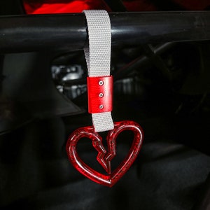 Broken Heart Tsurikawa | JDM Pull Handle Tow Hook Decoration for Drift ...
