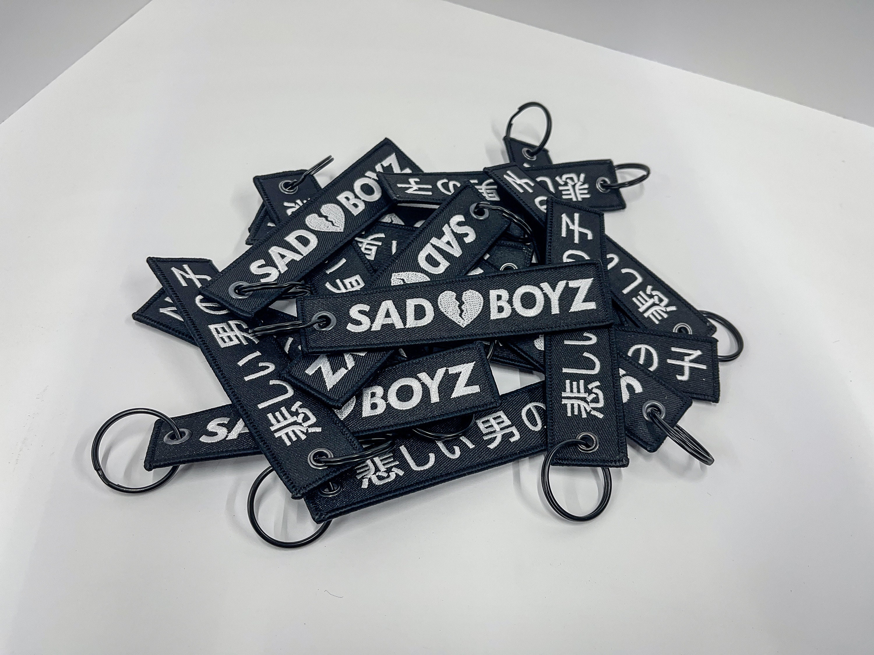 Sad Boyz Jet Tag Keychain Black JDM Meme Funny Sadboyz | Etsy