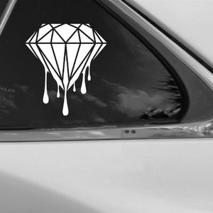 Diamond Drip Vinyl Decal | JDM Japanese Text Banner Exhaust Street ...