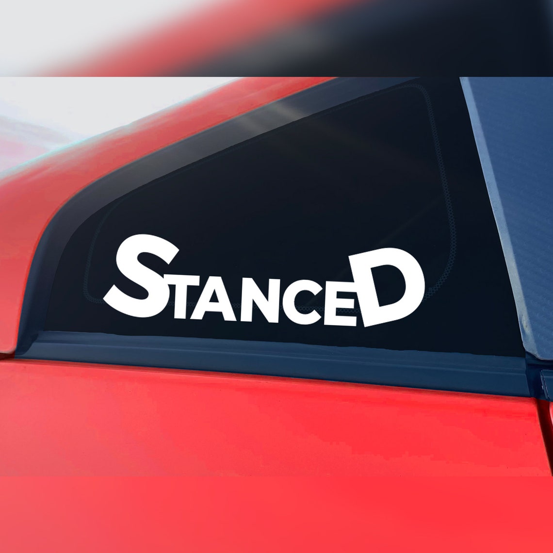 Stanced Vinyl Decal Text JDM Japanese Text Banner Exhaust - Etsy