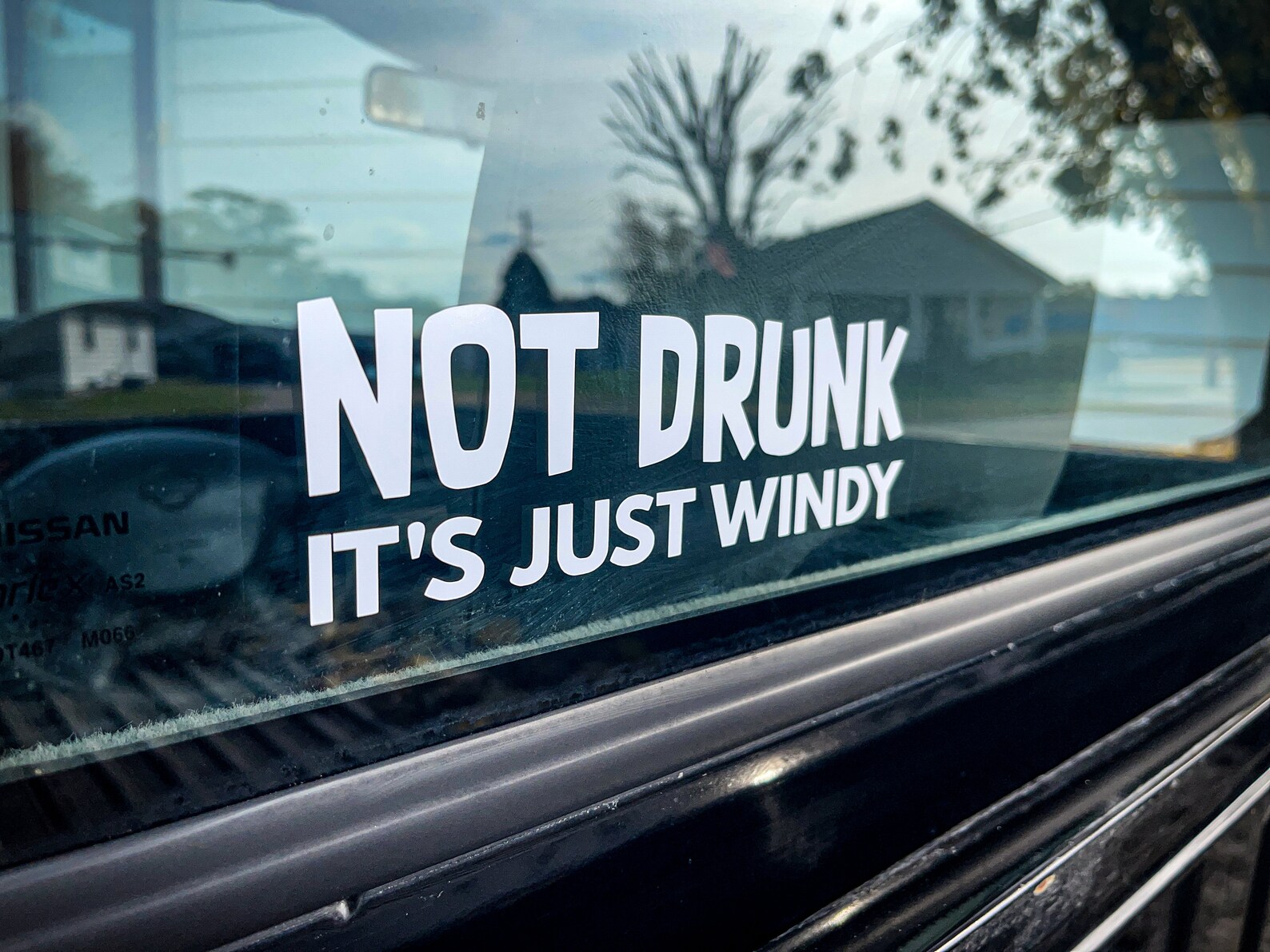 Not Drunk, It's Just Windy Vinyl Decal | Street Racing Turbo ...