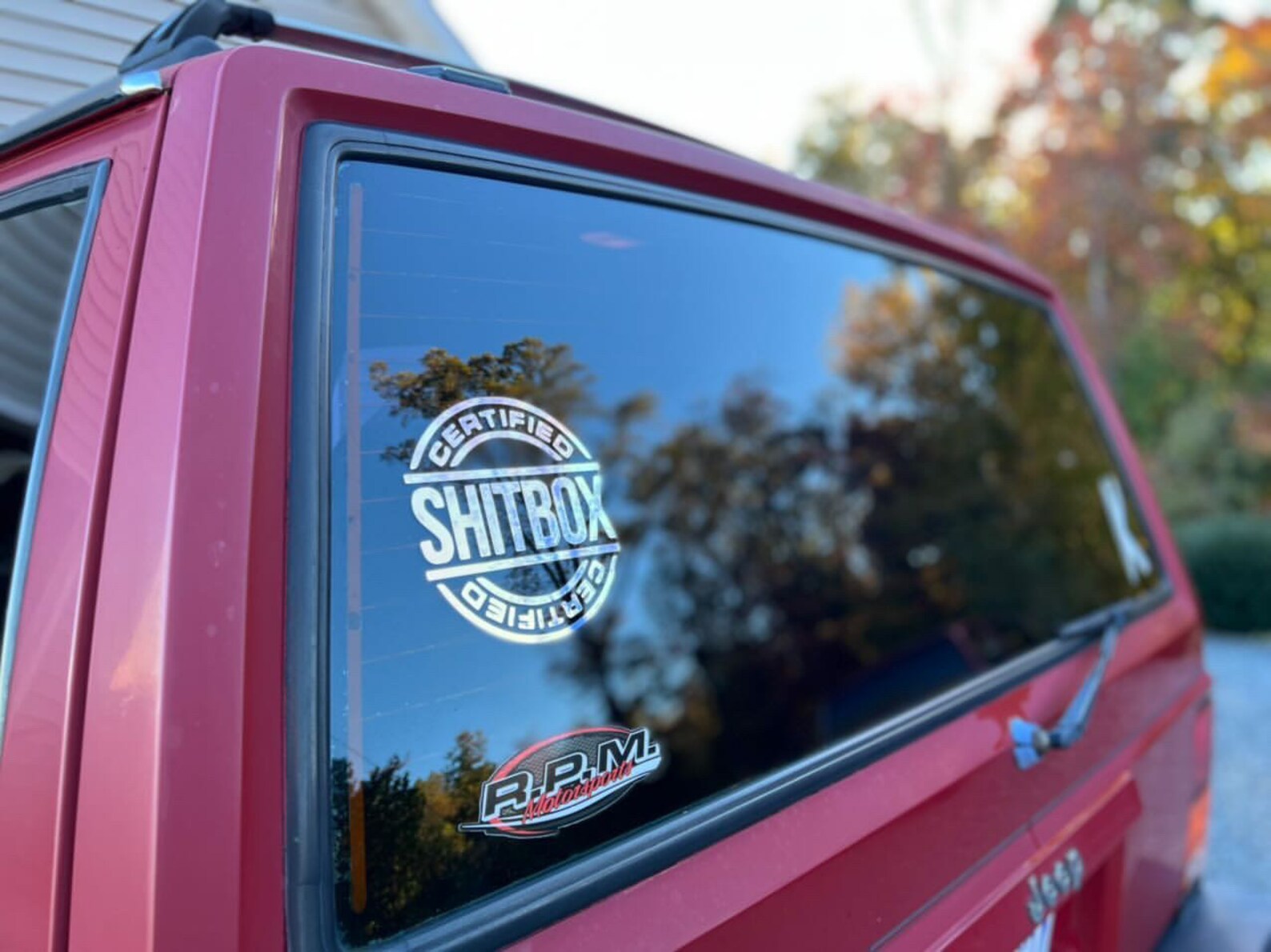 Certified Shitbox Vinyl Decal | JDM Street Turbo Funny Car Window ...