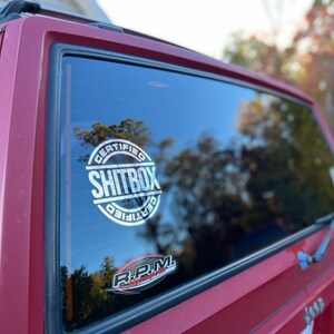 Certified Shitbox Vinyl Decal | JDM Street Turbo Funny Car Window ...