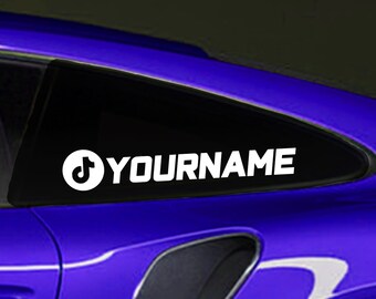 Tik Tok Window Decal | Etsy