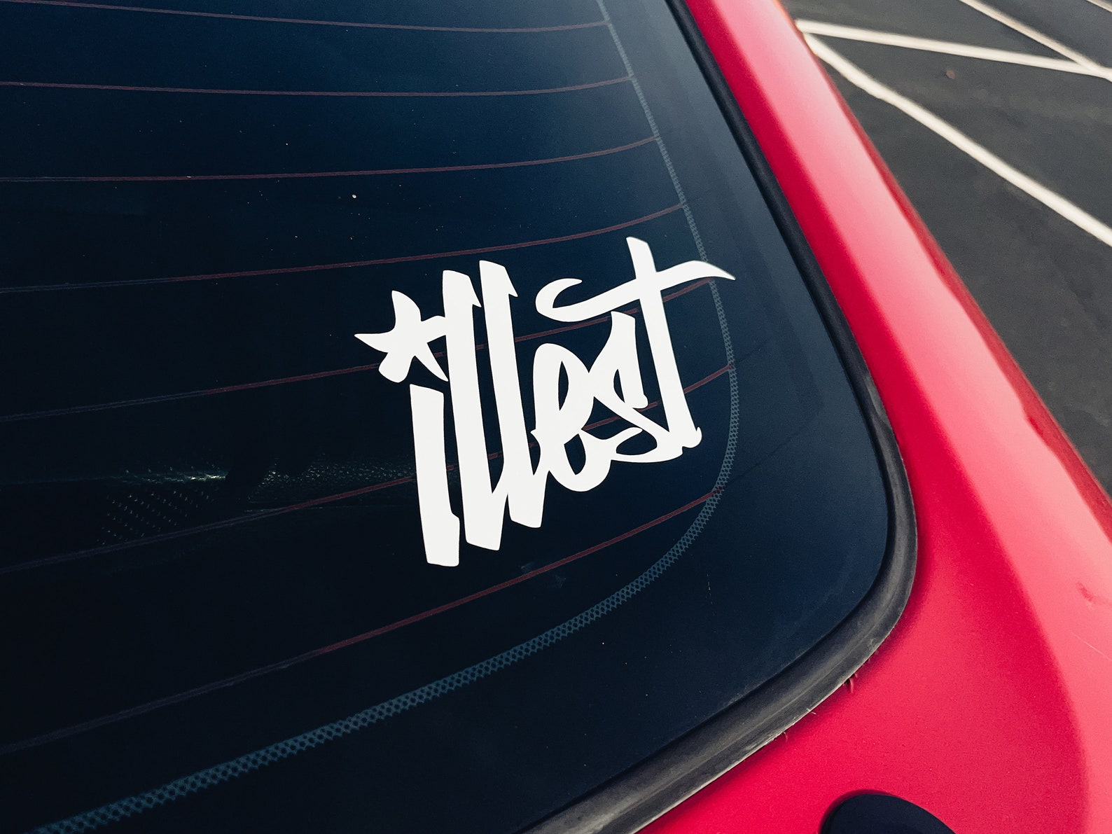 Illest Vinyl Decal | JDM Street Racing Turbo Funny Car Window Sticker ...