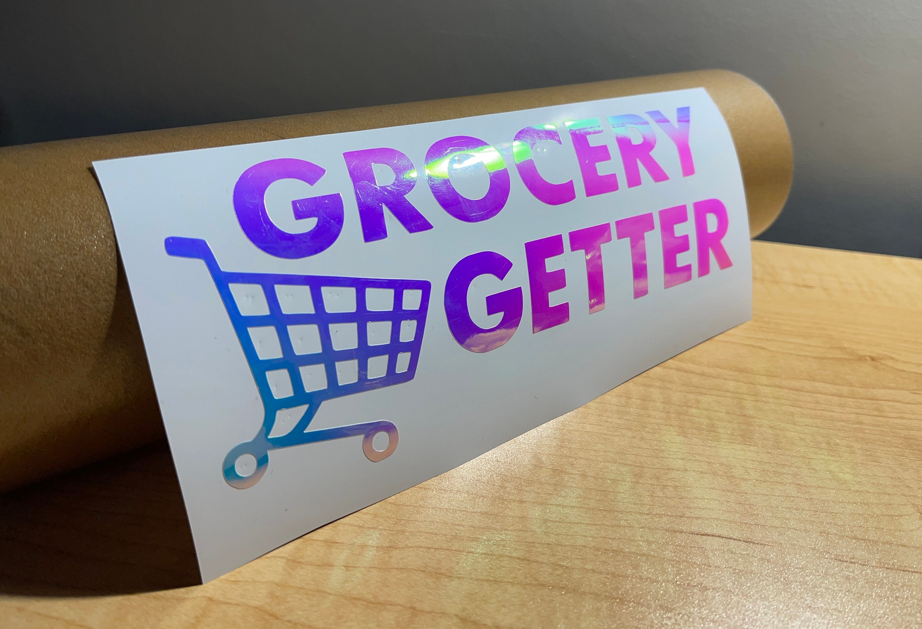 Grocery Getter Vinyl Decal | JDM Street Racing Turbo Funny Car Window ...