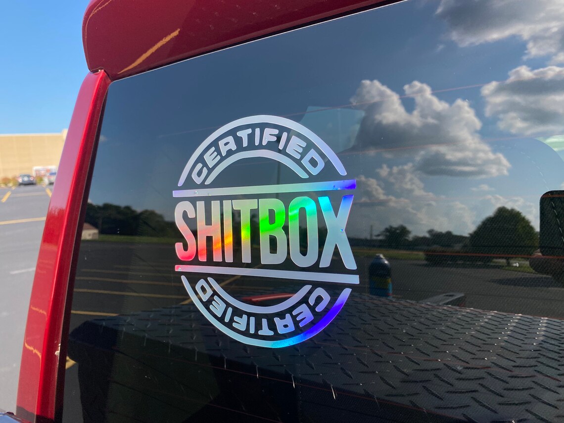 Certified Shitbox Vinyl Decal JDM Street Turbo Funny Car - Etsy