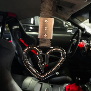 Broken Heart Tsurikawa | JDM Pull Handle Tow Hook Decoration for Drift ...