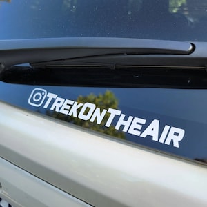 Custom Instagram Name Vinyl Decal | Car Window Personalized IG Username ...