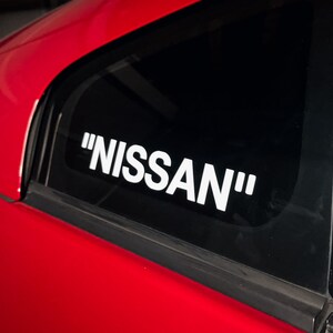 Off White Style Custom Text Vinyl Decal | Window Personalized JDM ...