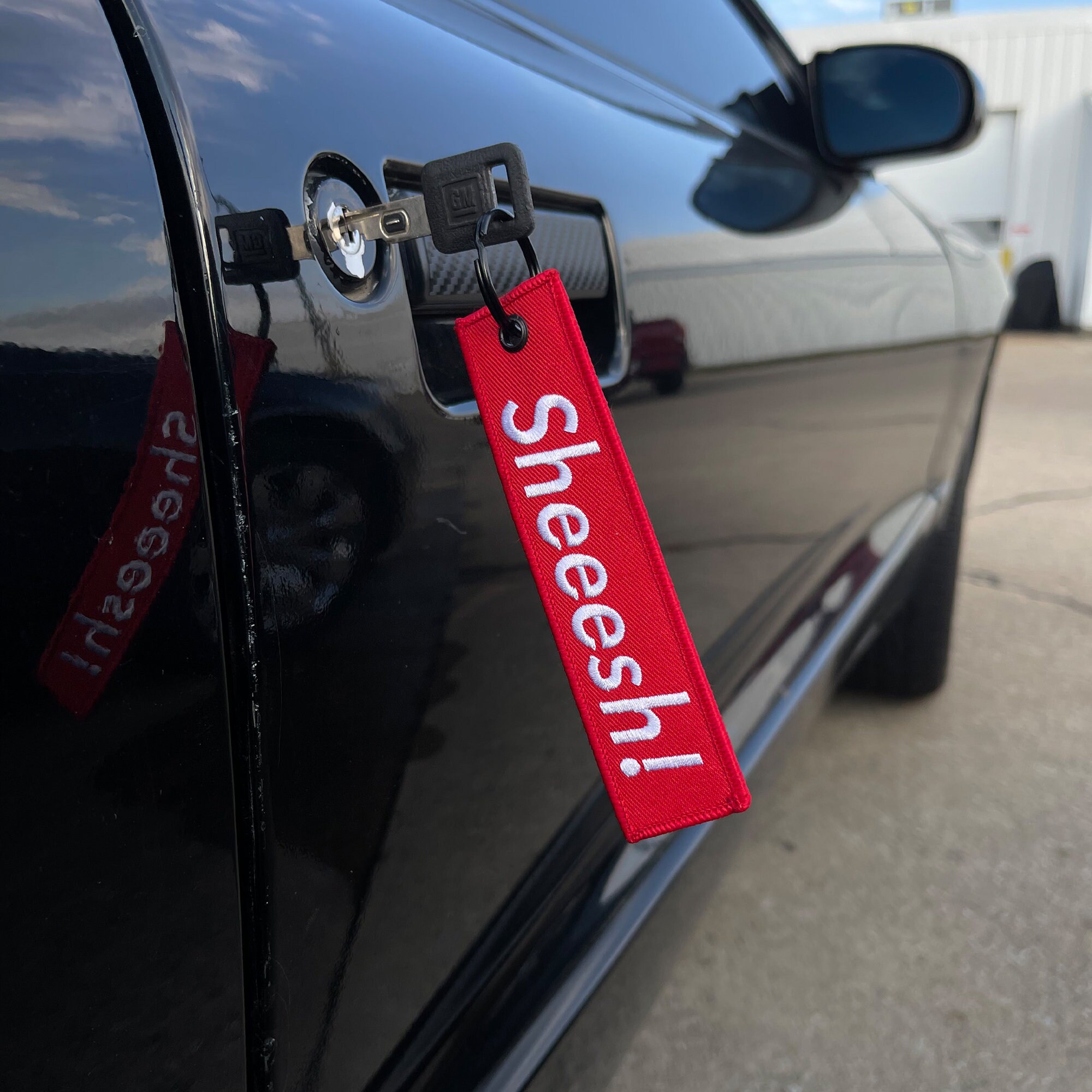 Sheesh Jet Tag Keychain Red JDM Meme Funny Sheeesh Racing - Etsy
