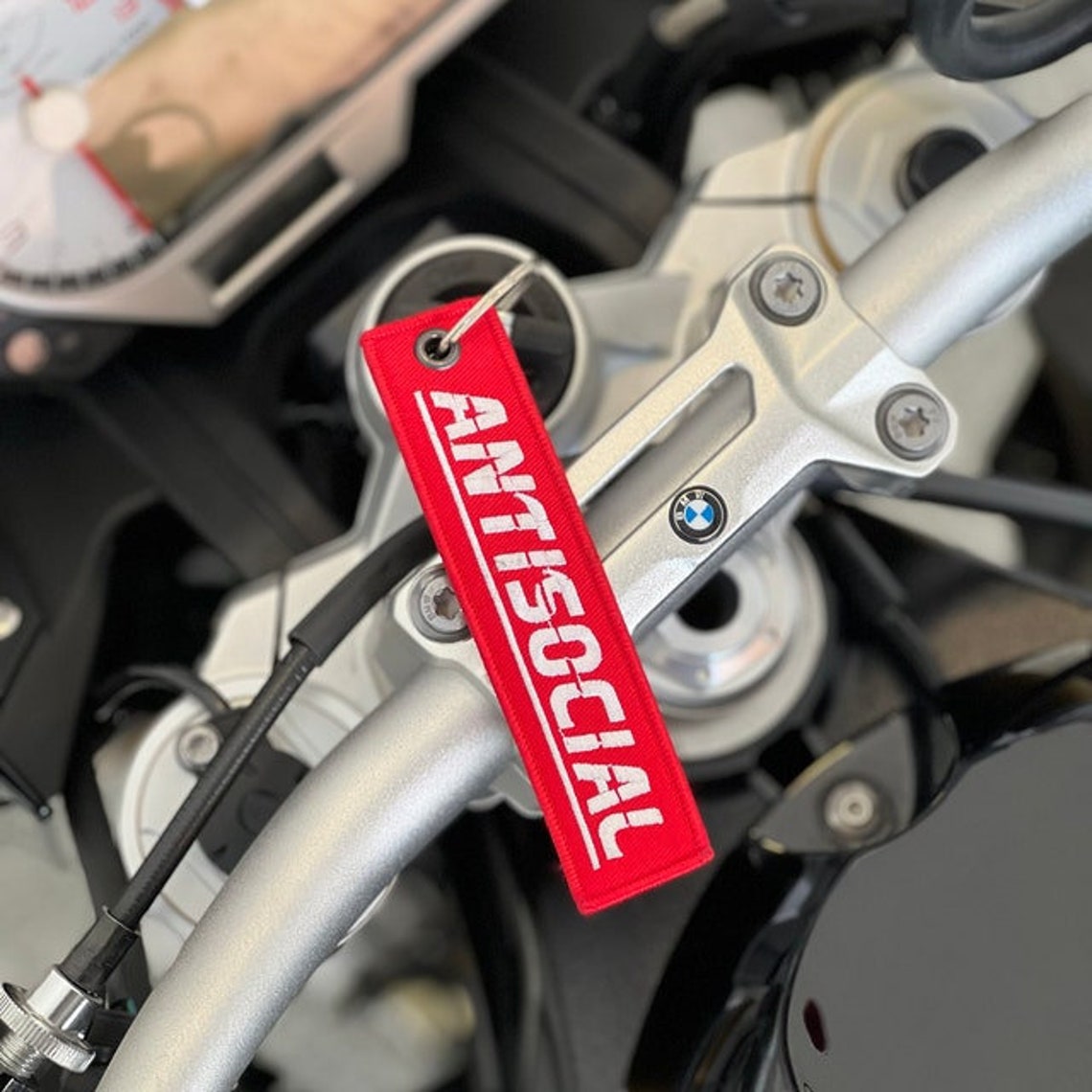 Antisocial Jet Tag Keychain Red JDM Meme Funny Sheeesh - Etsy