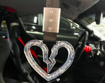 Buy Broken Heart Tsurikawa JDM Pull Handle Tow Hook Decoration for Drift Show Car White Clear Online in India Etsy