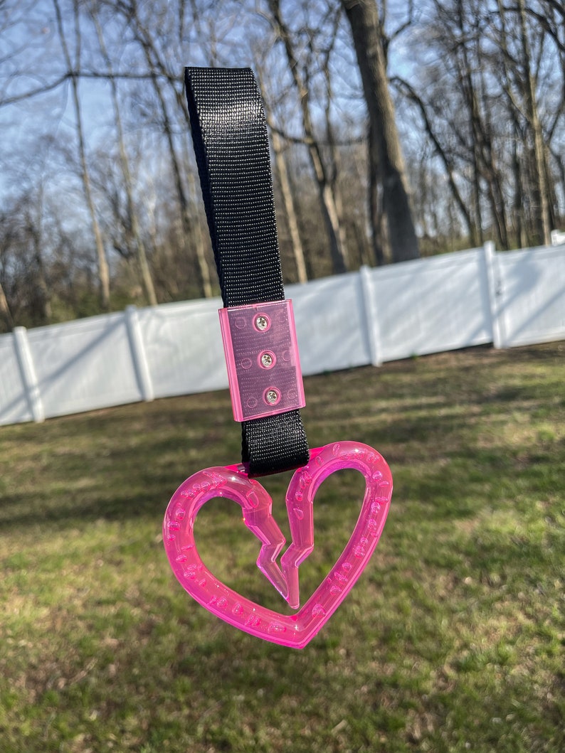 Broken Heart Tsurikawa JDM Pull Handle Tow Hook Decoration - Etsy