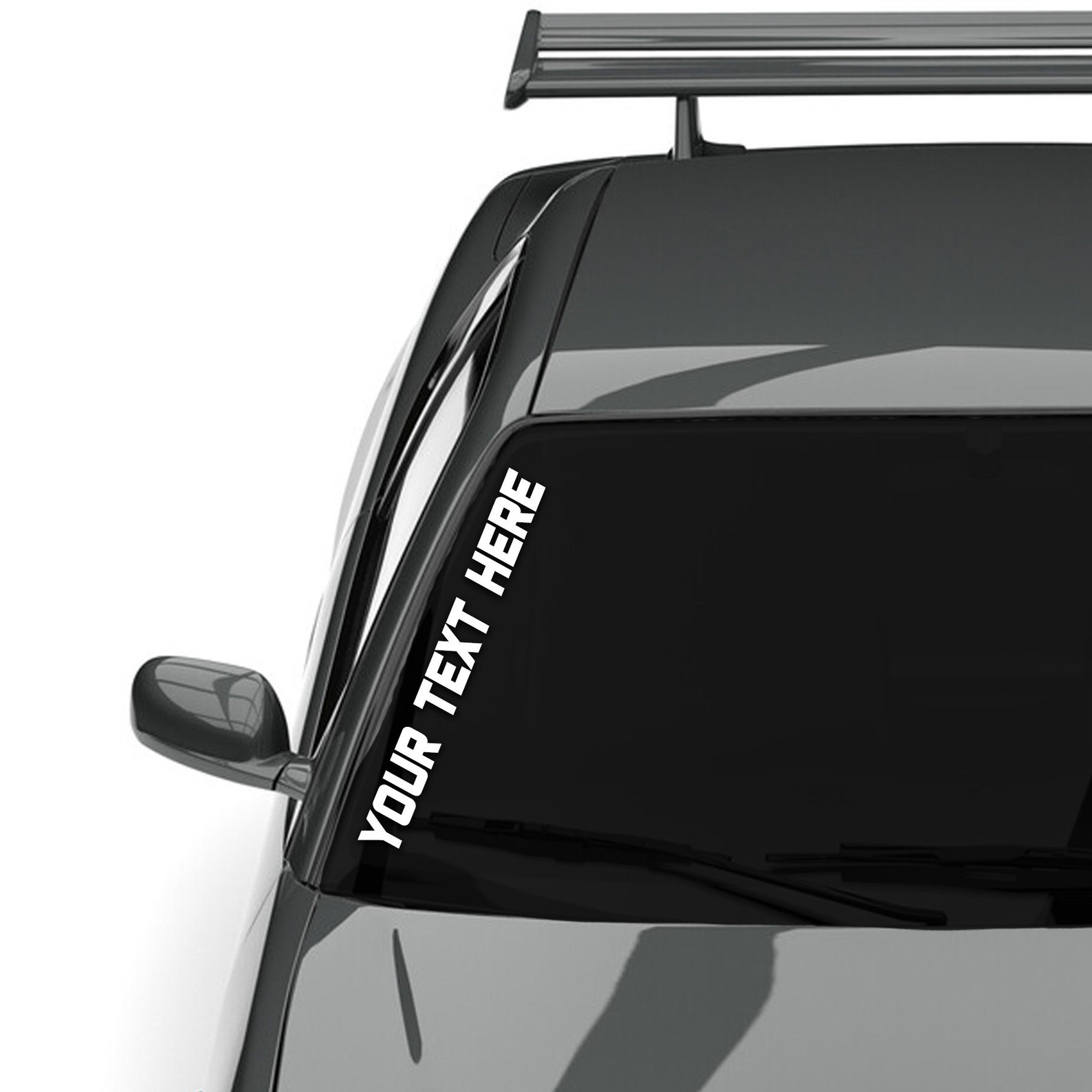 Custom Text Windshield Banner Vinyl Decal Car Window Banner - Etsy