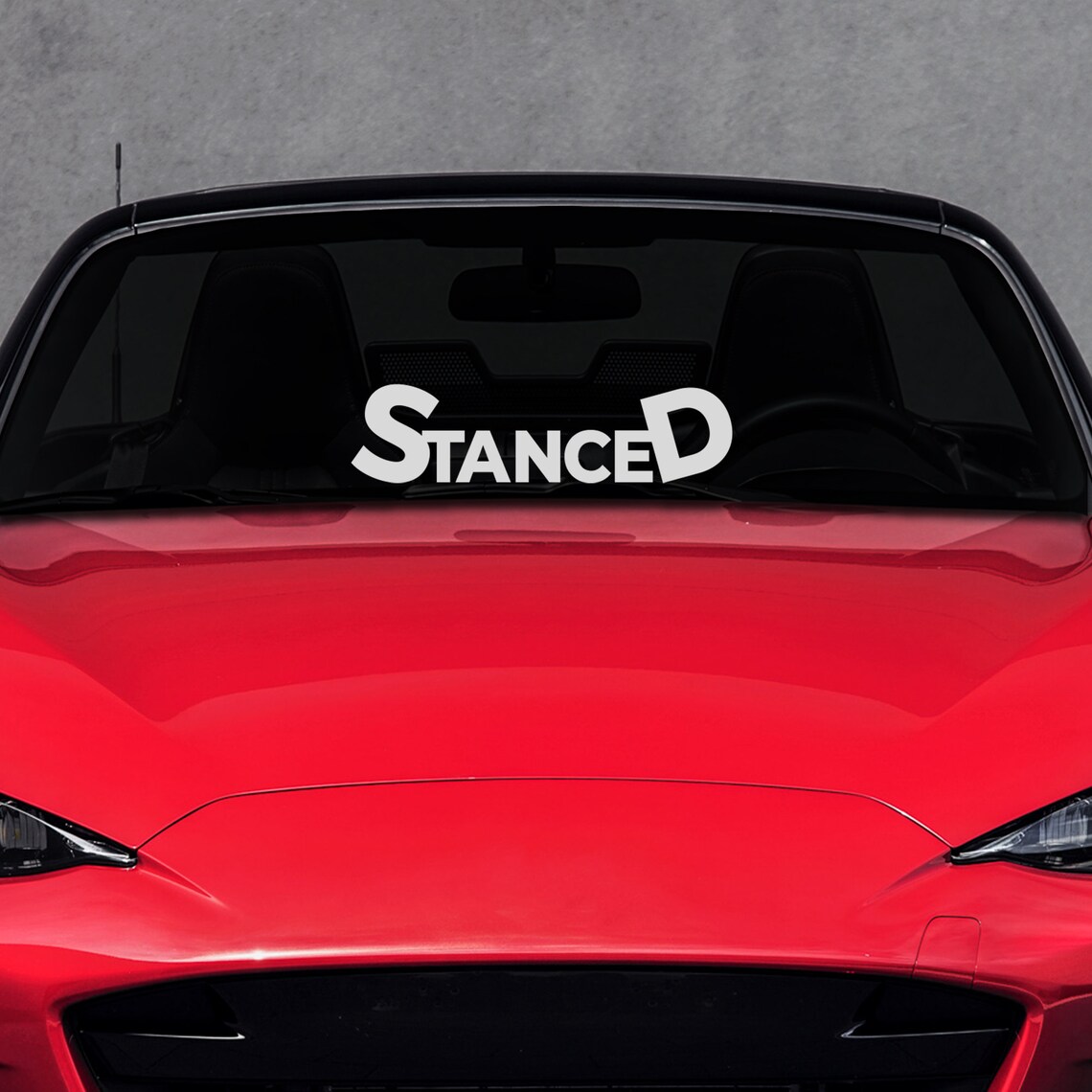 Stanced Vinyl Decal Text JDM Japanese Text Banner Exhaust - Etsy