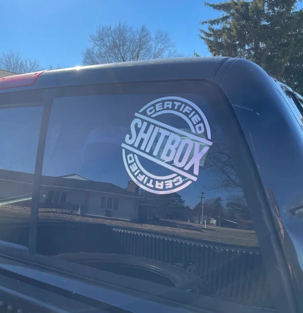 Certified Shitbox Vinyl Decal Holographic JDM Street Turbo - Etsy