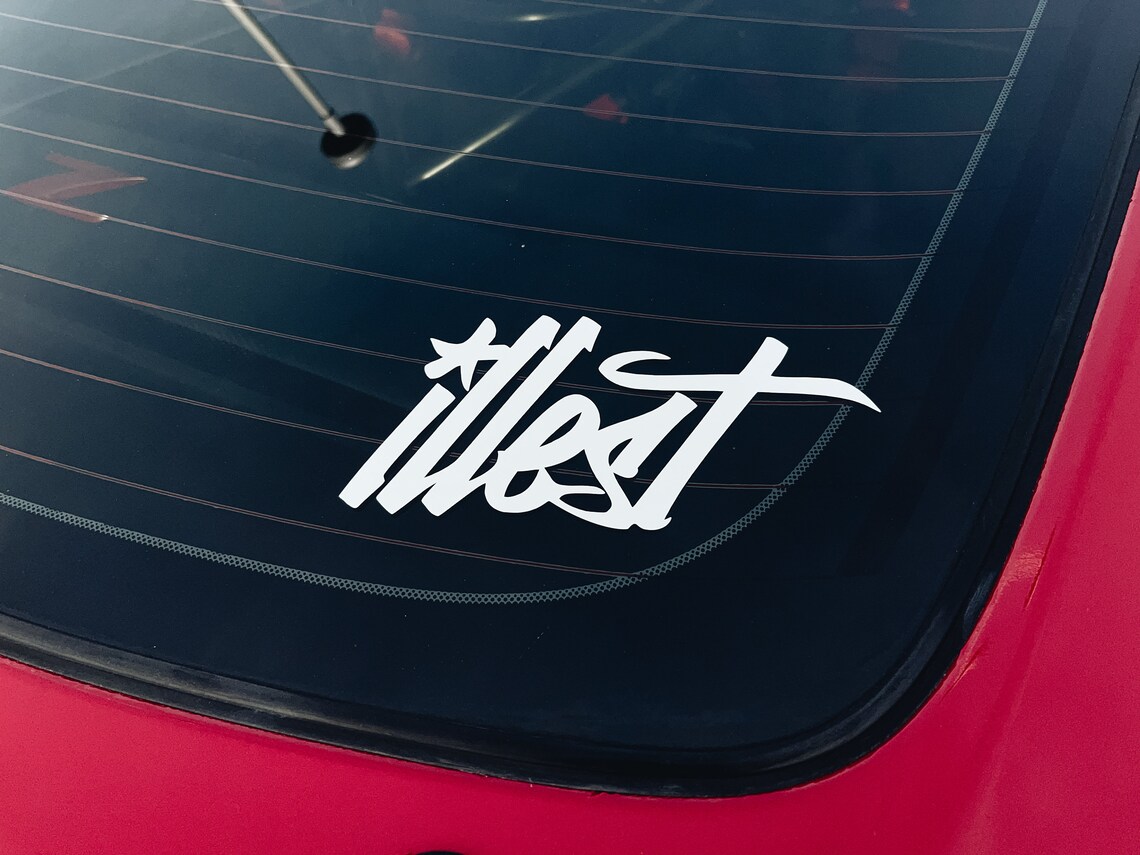 Illest Vinyl Decal JDM Street Racing Turbo Funny Car Window | Etsy