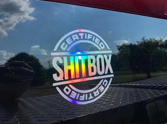 Certified Shitbox Vinyl Decal Oil Slick JDM Street Turbo - Etsy
