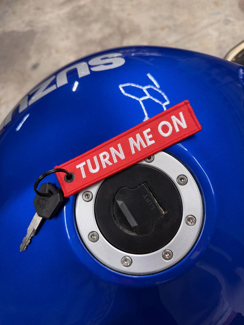 Turn Me on Jet Tag Keychain | JDM Funny Racing Drift Car Truck Key ...