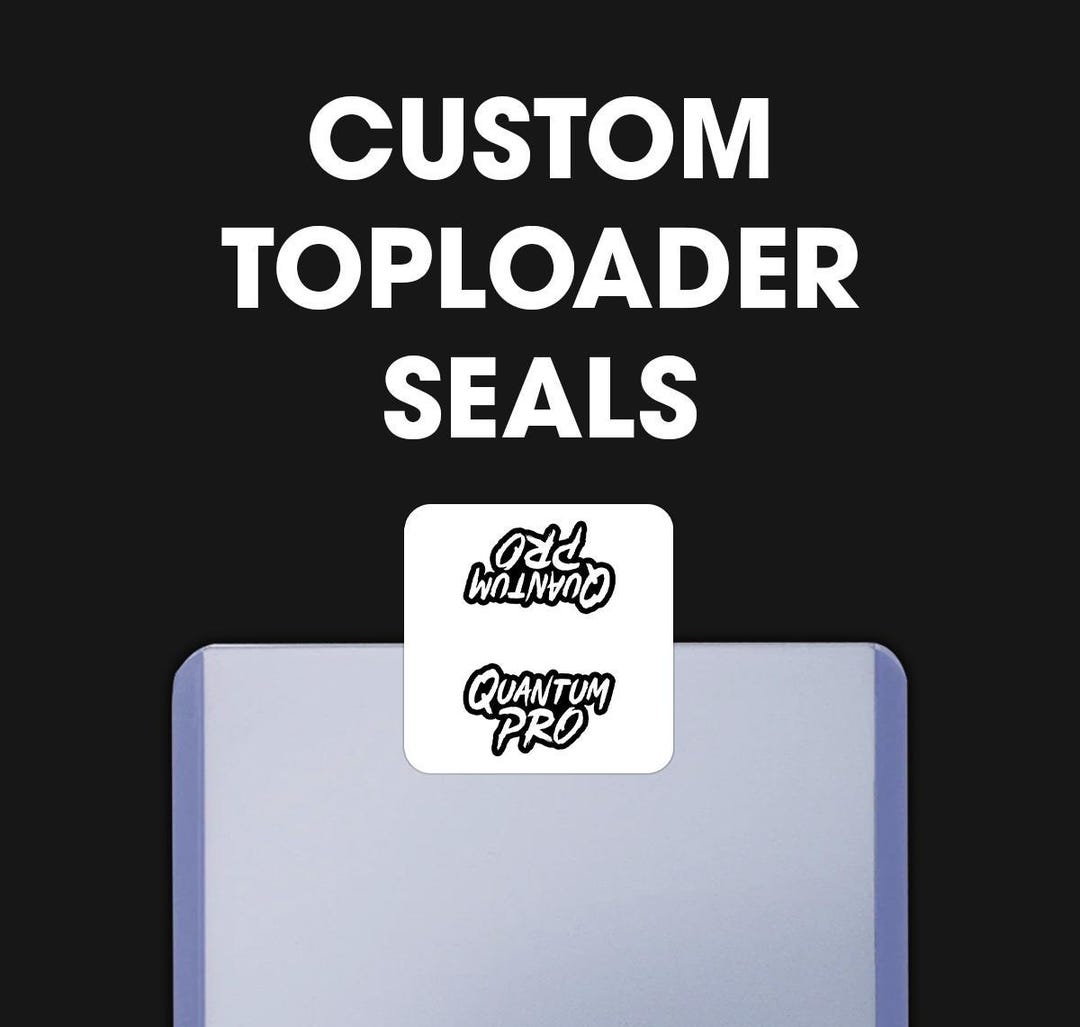 Custom Logo Toploader Seals for Pokemon, Sports Cards, TCG, and More - Etsy