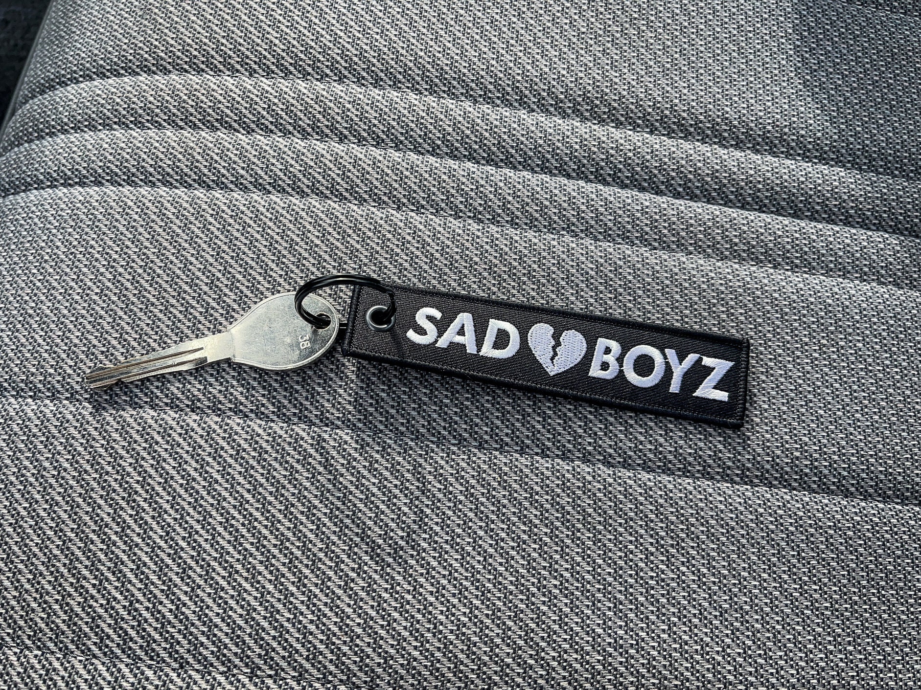 Sad Boyz Jet Tag Keychain Black JDM Meme Funny Sadboyz | Etsy