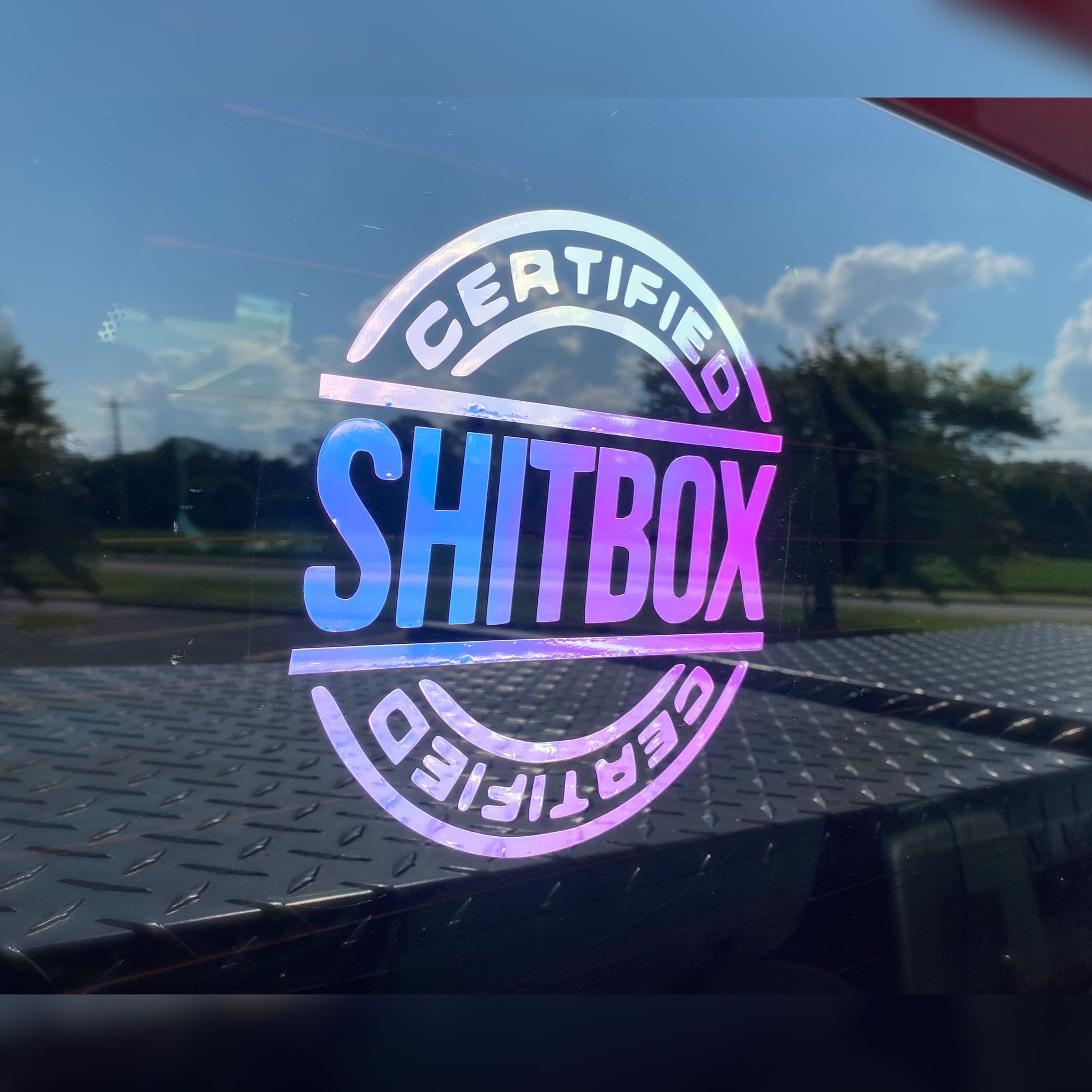 Certified Shitbox Vinyl Decal Holographic JDM Street Turbo - Etsy