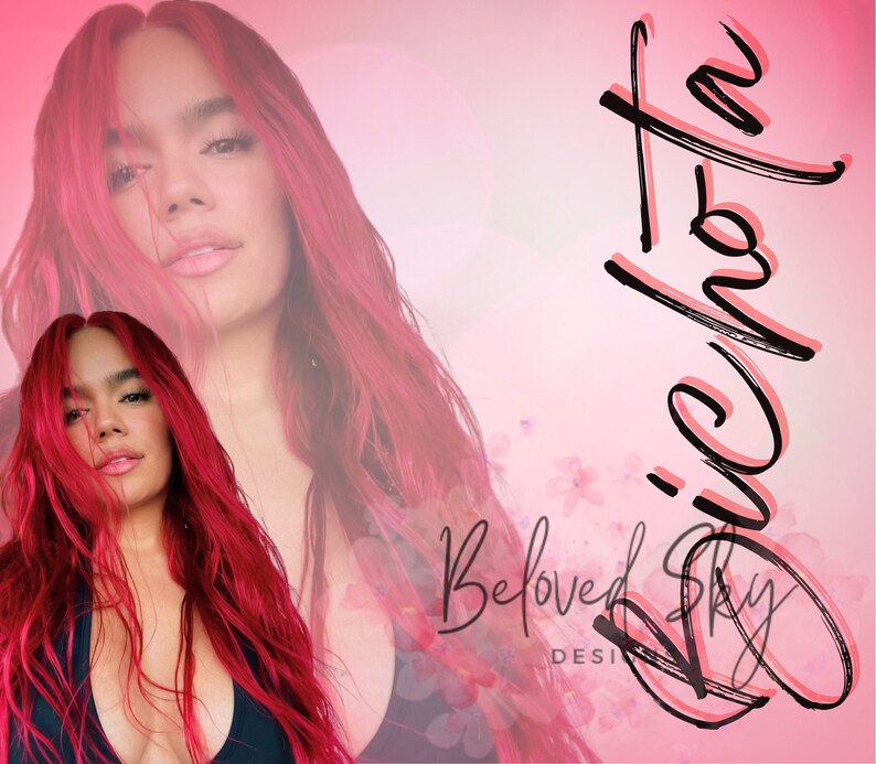 Karol G Red Hair 20 Oz Sublimation PNG - Etsy