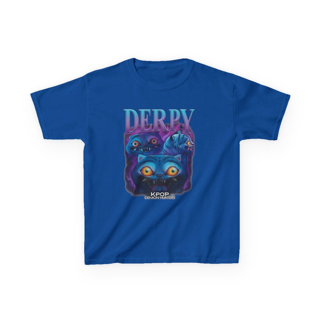 Derpy K-pop Kids Tee | Cartoon Graphic - Etsy