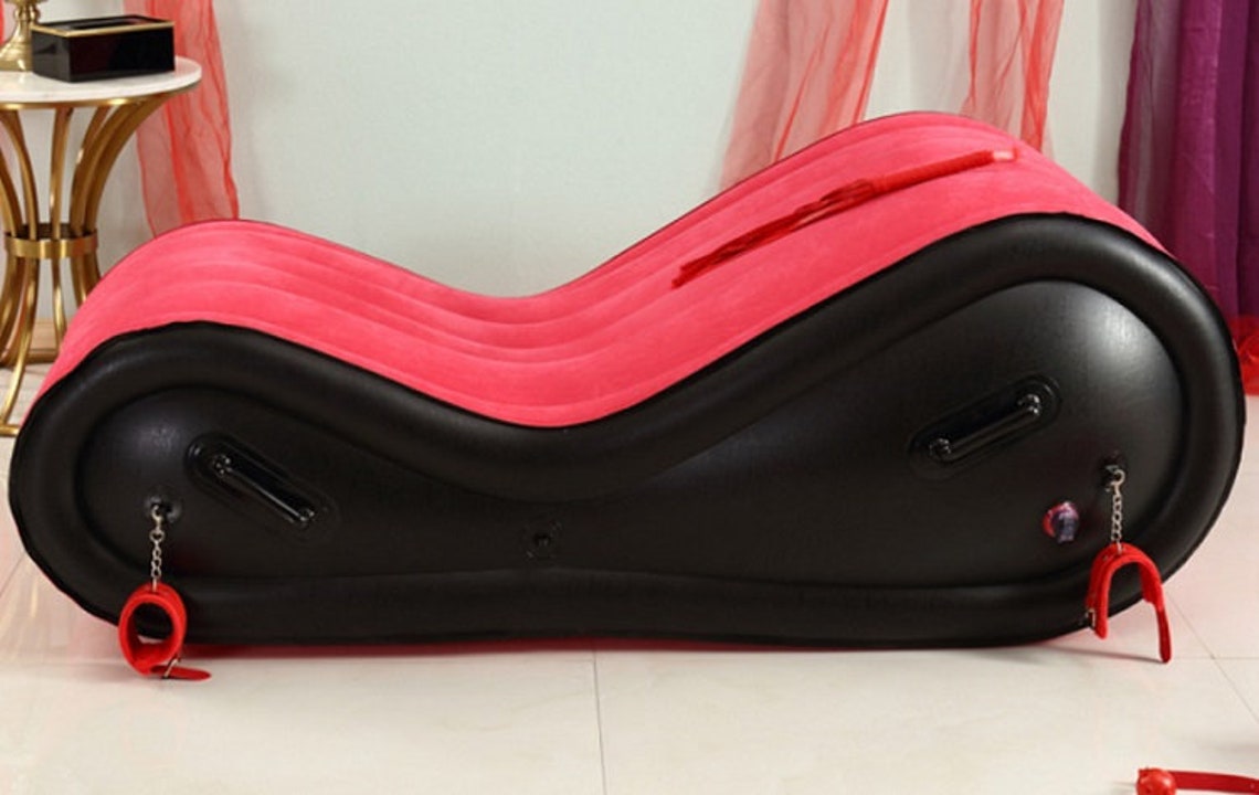 The Inflatable Bdsm Sex Bed With Restraints And Motorized Etsy