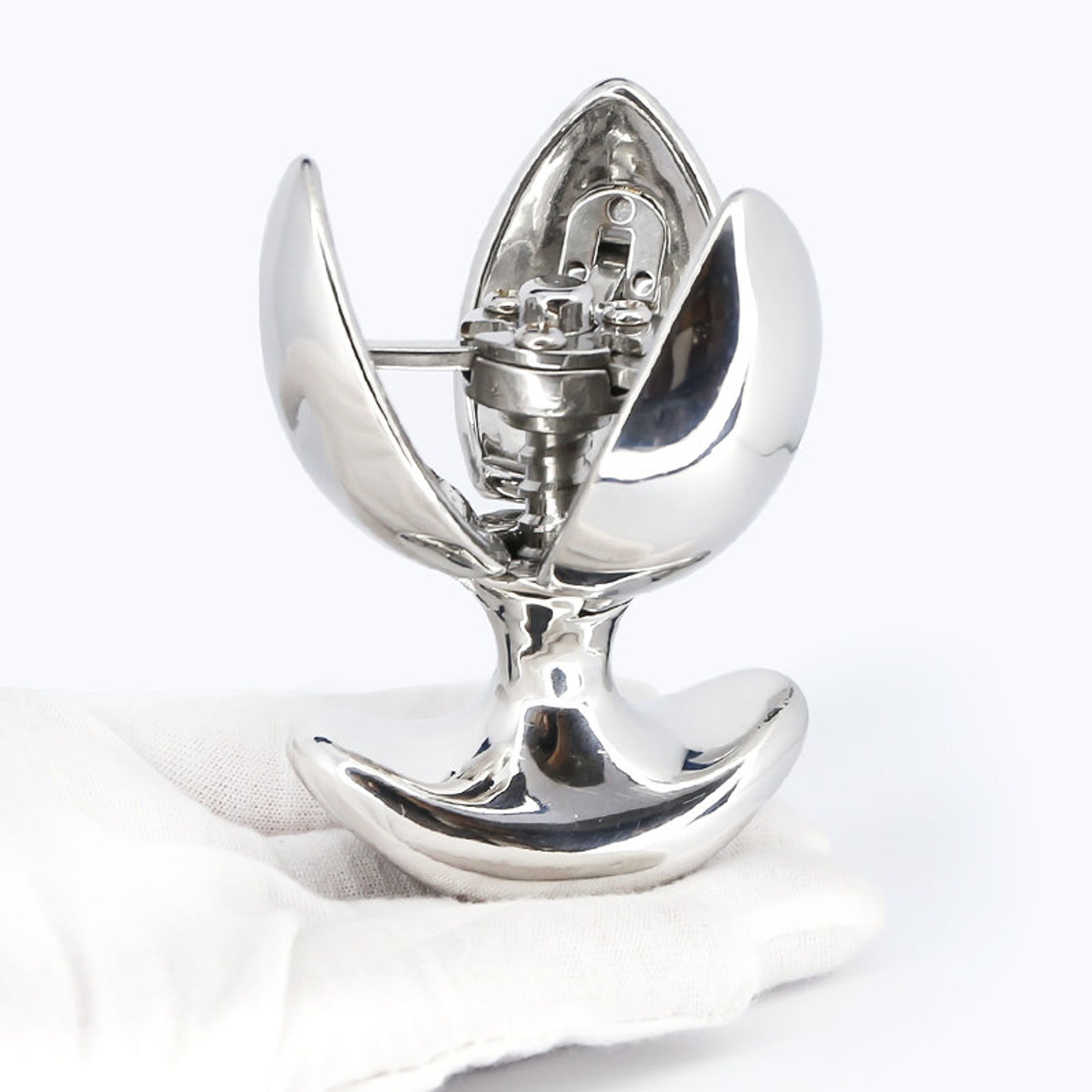 El Tapón De émbolo Anal Acero Inoxidable Con Cerradura Con Etsy