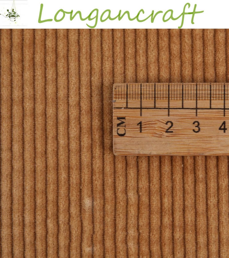 6 Wale Cotton Corduroy Fabric: 100%cotton, Thick Warm Winter Apparel ...