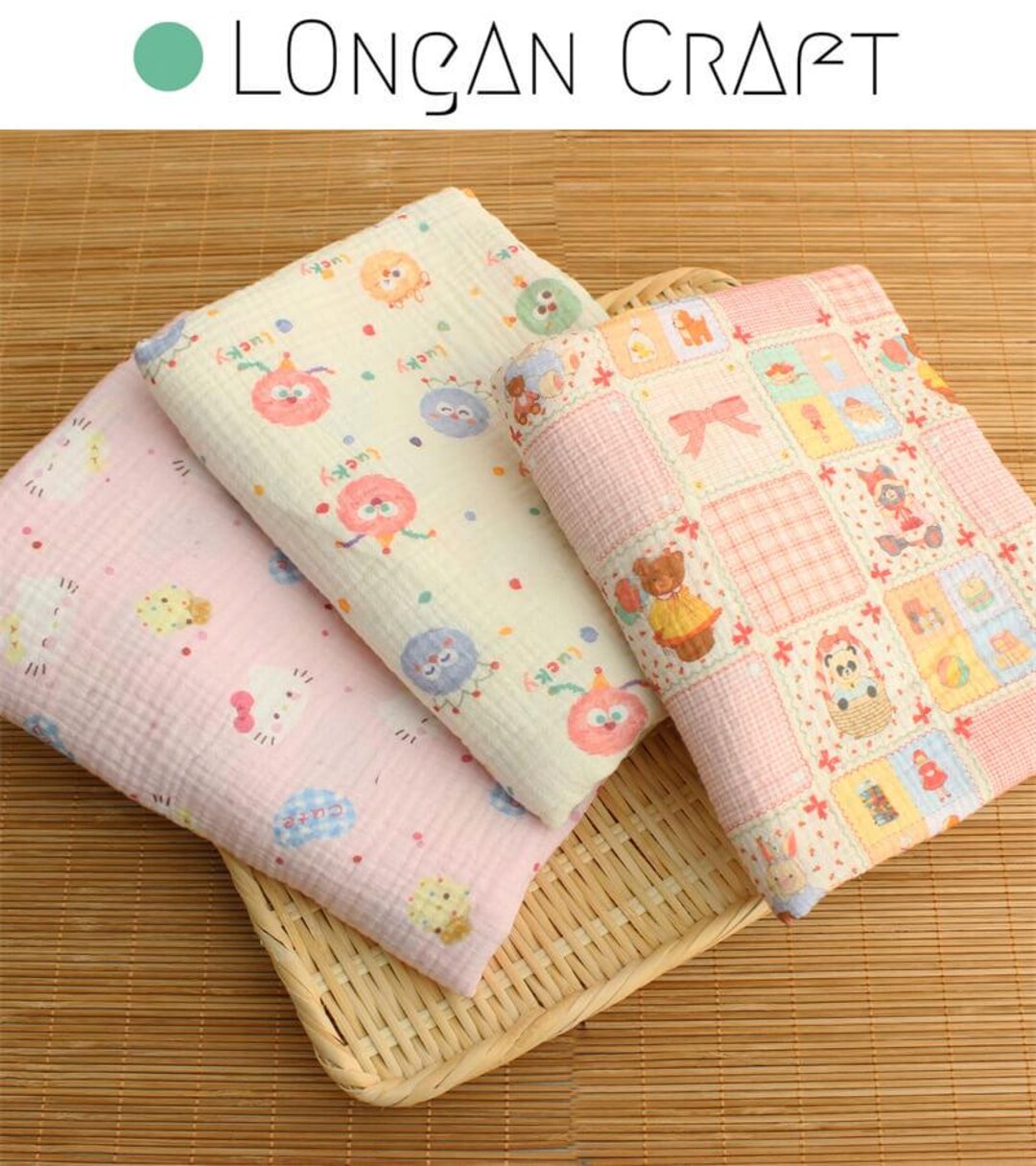 Animal Print Cotton Double Gauze Fabric, Baby Blanket Material - Etsy