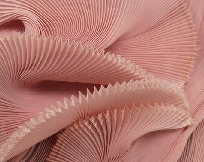 1 Meter Shiny Pleated Tulle Fabric Silver Gray Plisse Fabric Pleat Mesh ...