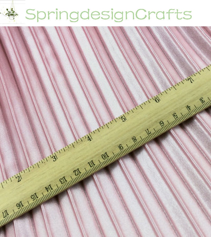Pleated Satin Fabric by the Yard Solid Color Fabric for - Etsy