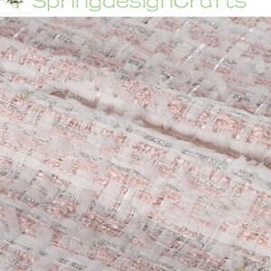 Colorful Tweed Fabric, Glitter Tweed Fabric, Grid Tweed Fabric for ...