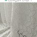 White Cotton Eyelet Fabric: Floral Embroidery, DIY Sewing Material - Etsy