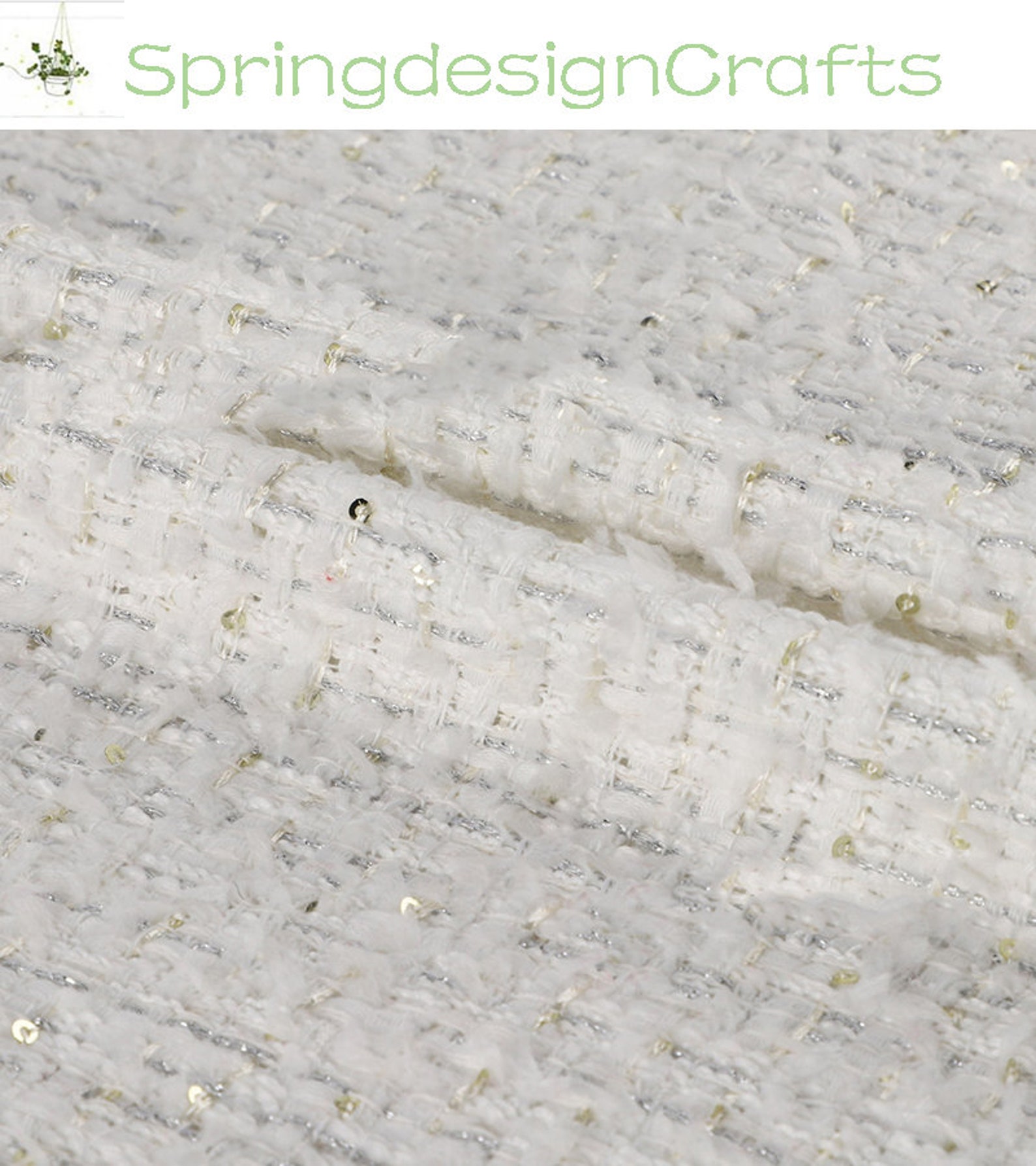 Colorful Glitter Tweed Fabric: Thick Winter Coat Material, Sewing Craft ...