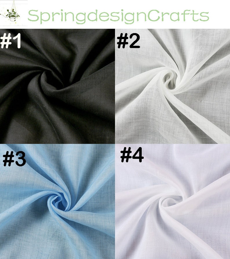 Multicolor Ramie Blend Fabric: Soft Spring/summer Dress Material ...