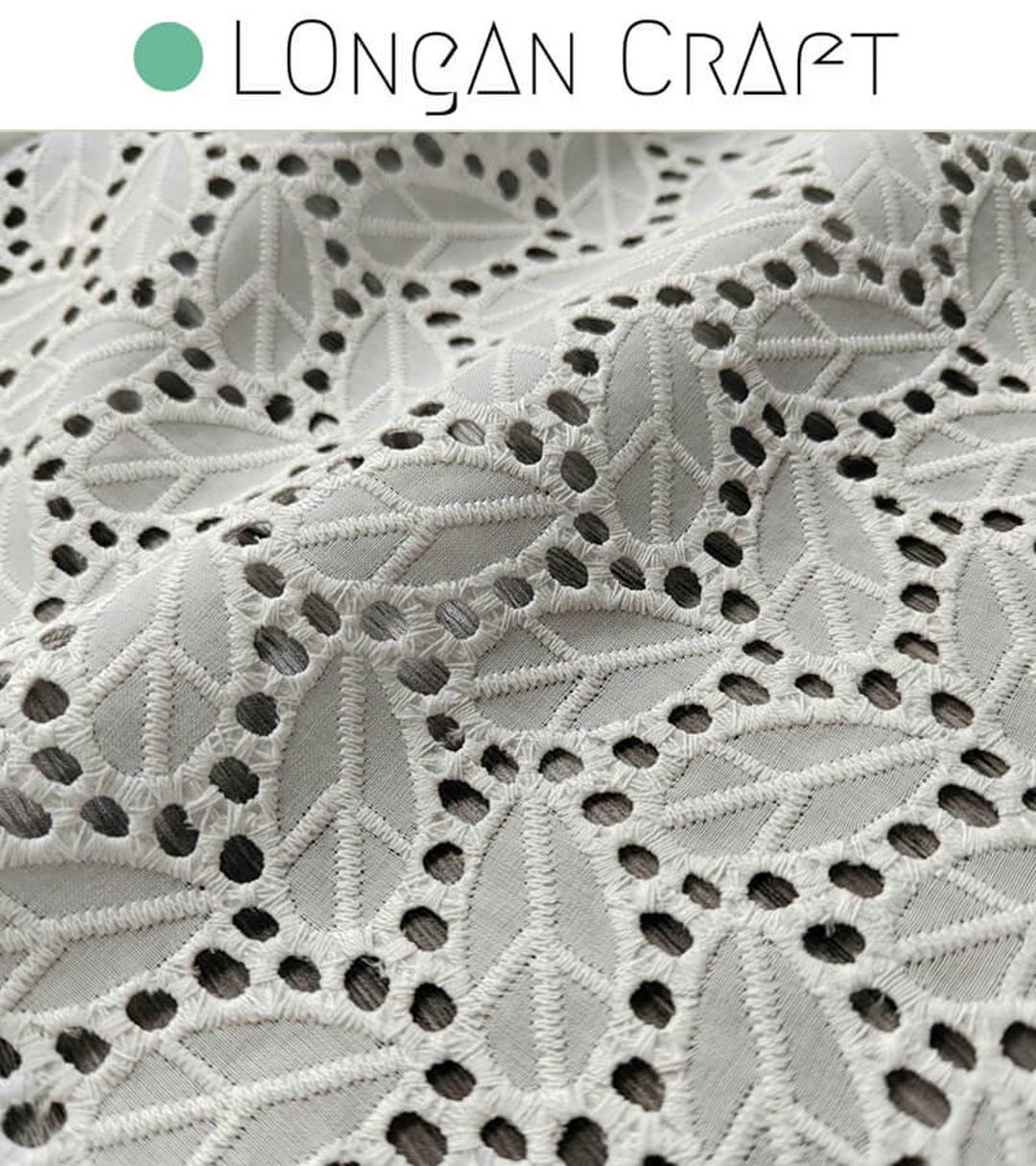 White Cotton Eyelet Fabric: Floral Embroidery, DIY Sewing Material - Etsy