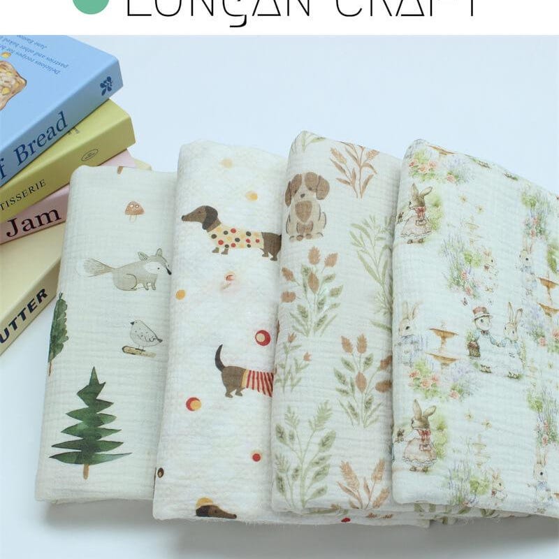 Print Gauze Cotton Fabric - Etsy