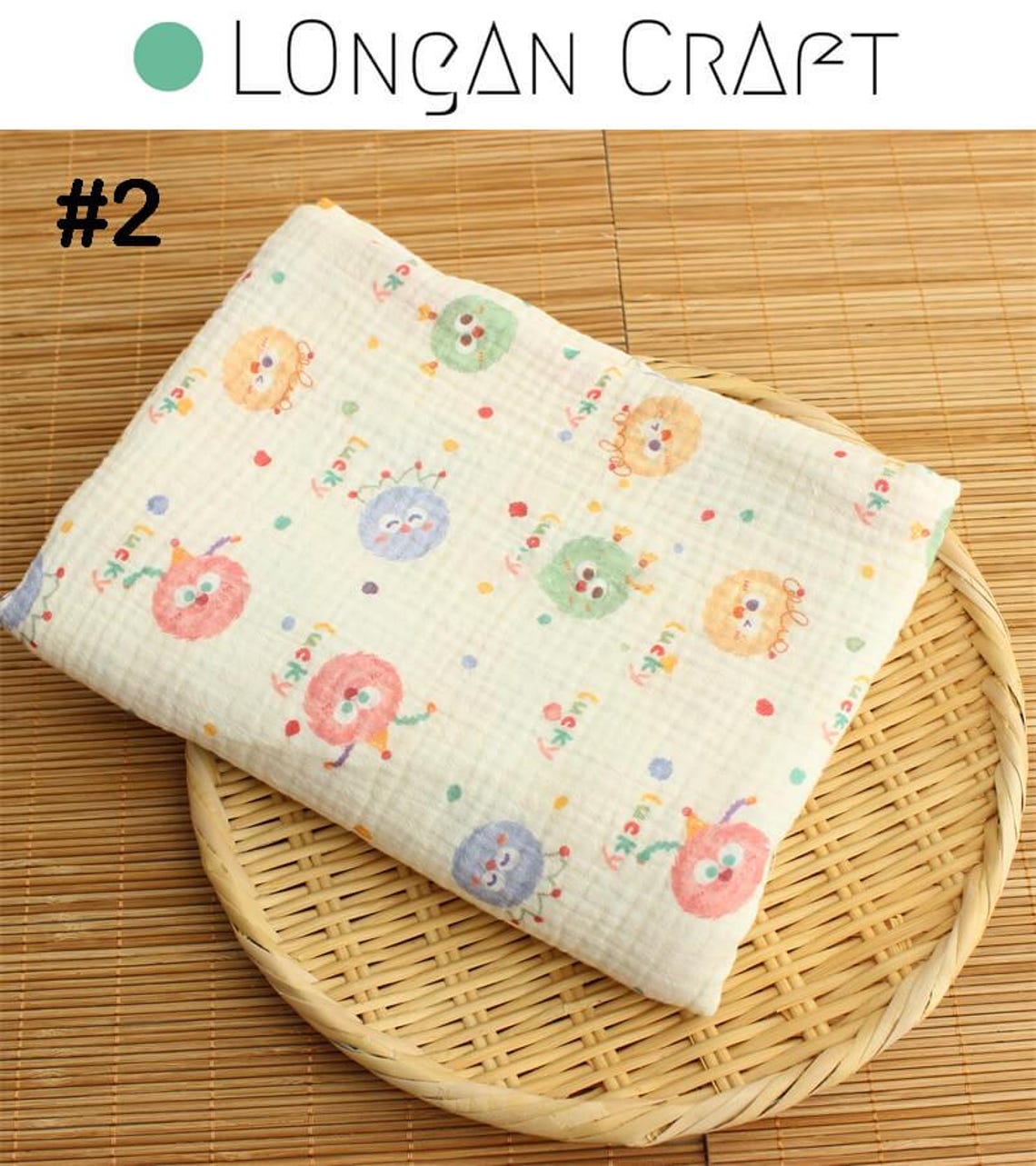 Animal Print Cotton Double Gauze Fabric, Baby Blanket Material - Etsy