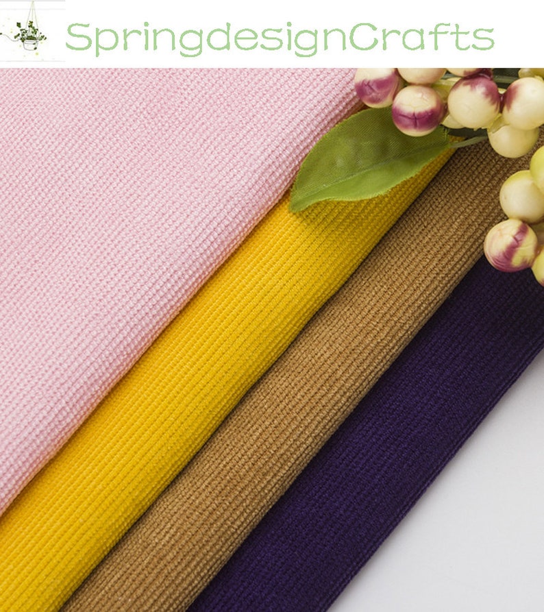 11 Wale Cotton Corduroy Fabric: Multicolor 100%cotton DIY Sewing Craft ...