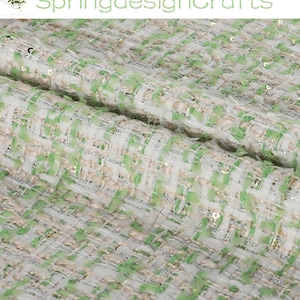 Colorful Tweed Fabric, Glitter Tweed Fabric, Grid Tweed Fabric for ...